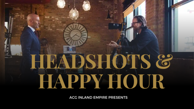 ACGIE | Headshots & Happy Hour at the Biane Winery | 09.25.2025 | ACG Inland Empire Network